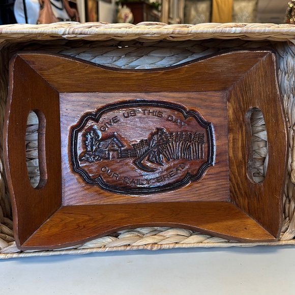 Kitchen | Vintage Wooden Bread Basket | Poshmark